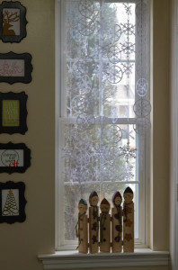 Snowflake Curtains Create and Babble
