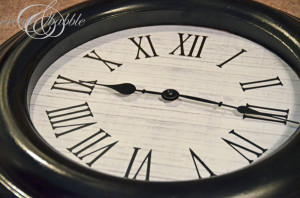 DIY Clock Makeover Create and Babble