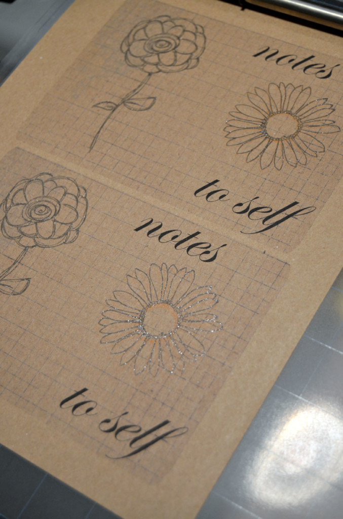 Notebook Cover Using Silhouette® kraft paper & Free Cut File - Create ...