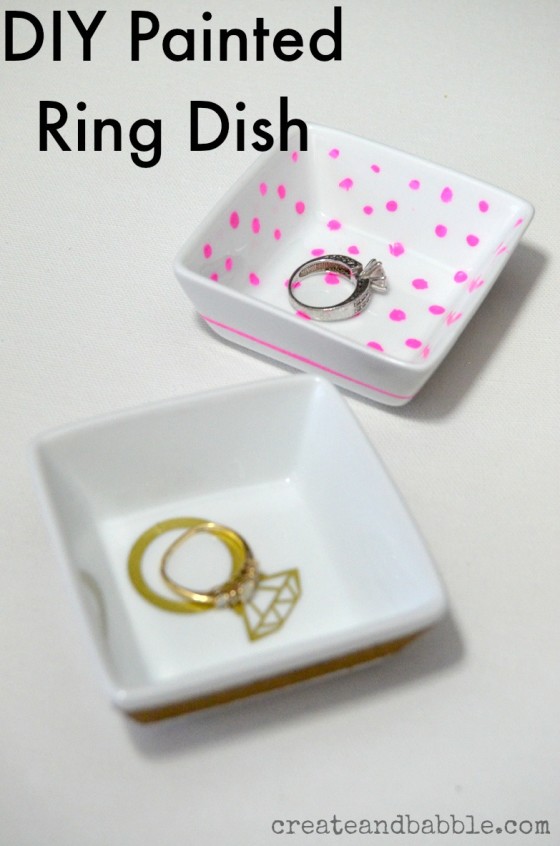 DIY Painted Ring Dish - Create and Babble