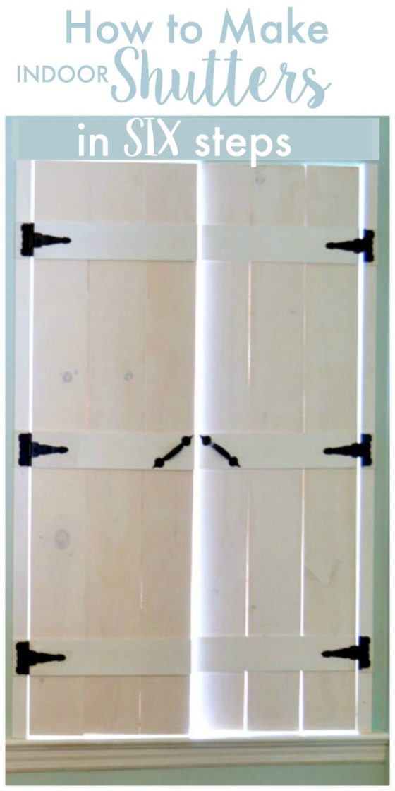 How to Make Indoor Shutters - Create and Babble