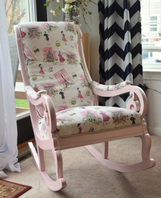 Rocking Chair Makeover - Create and Babble