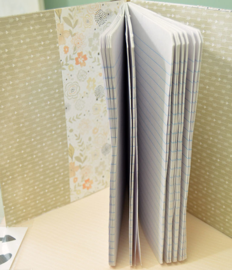 how to make pretty and personalized notebooks