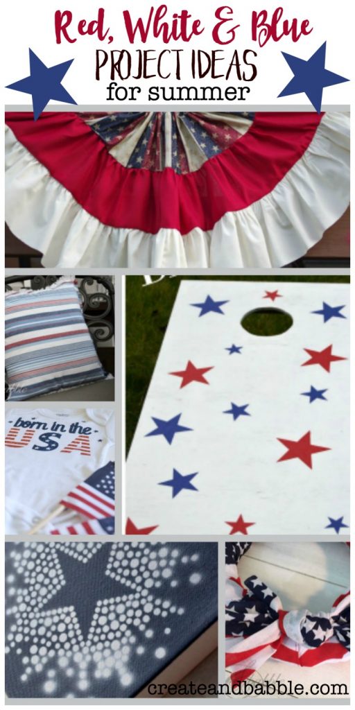 Red White and Blue Ideas for Summer - Create and Babble