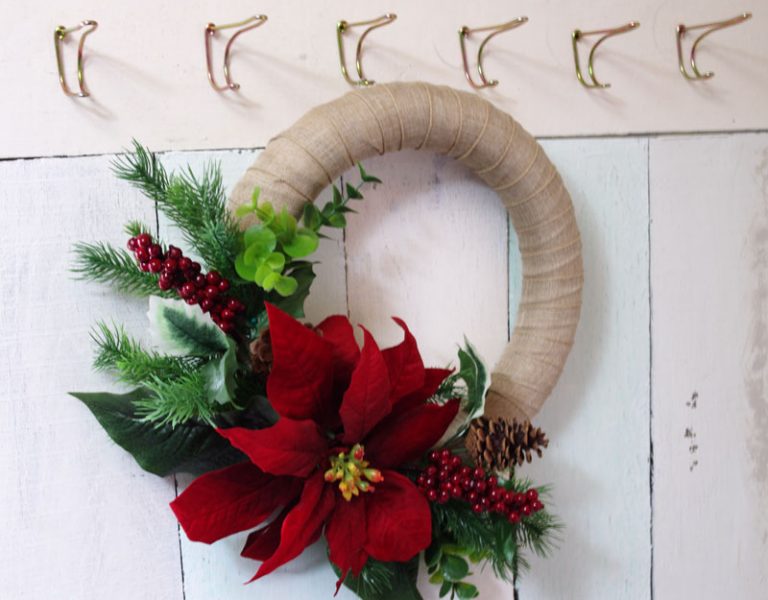 Easy Christmas Wreath to Make - Create and Babble