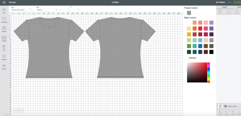 How To Make Graphic T Shirts In Cricut Design Space Create And Babble