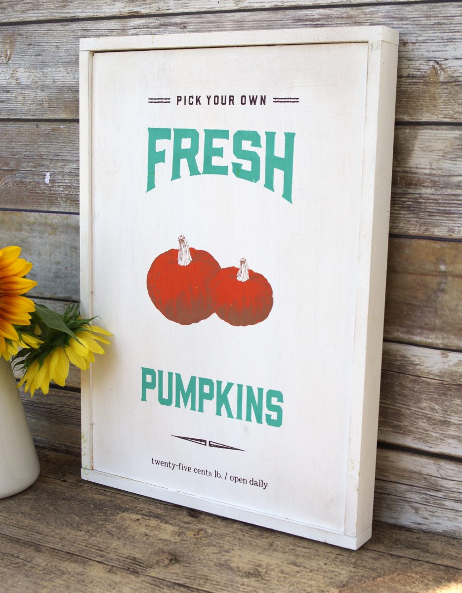 How to Make Double-Sided Framed Wood Signs - Create and Babble