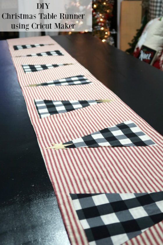 DIY Christmas Table Runner - Create and Babble