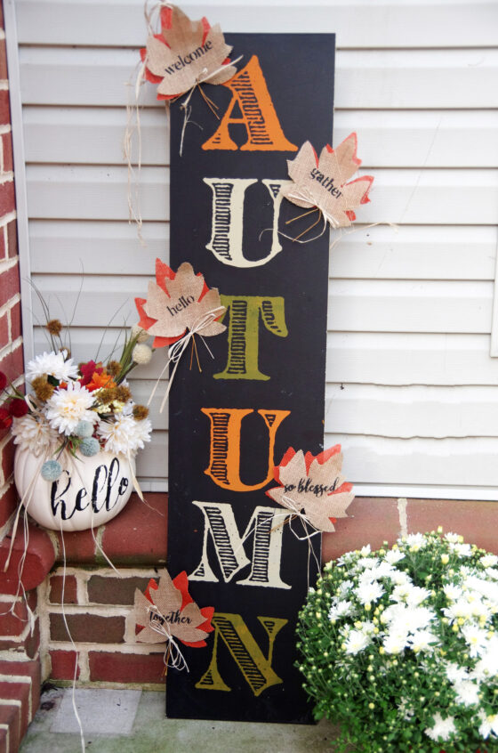 How to Make Porch Signs - Create and Babble