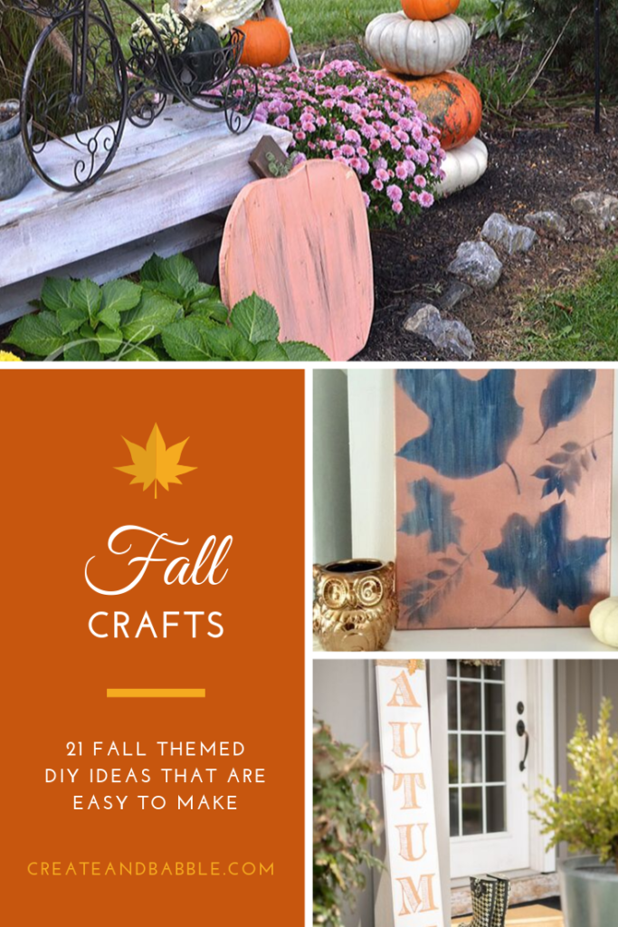 21 DIY Fall Crafts That Are Easy To Make