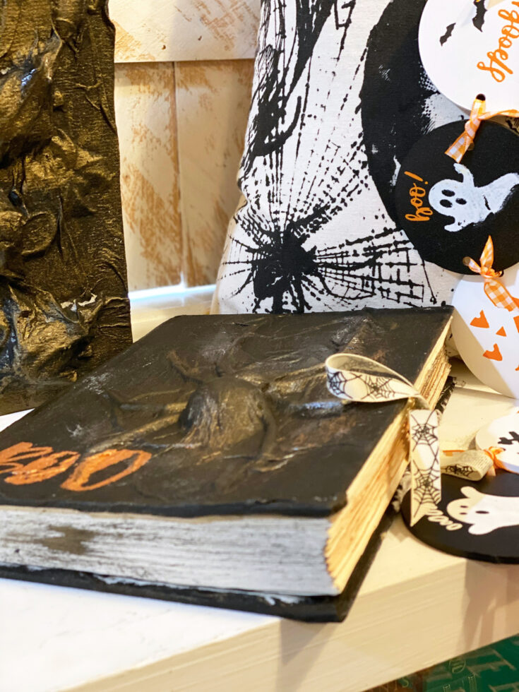 How to Make a Spooky Halloween Altered Book - Create and Babble