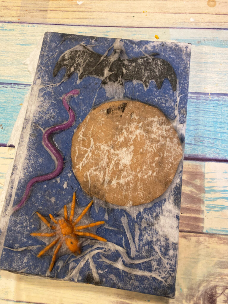 How to Make a Spooky Halloween Altered Book - Create and Babble